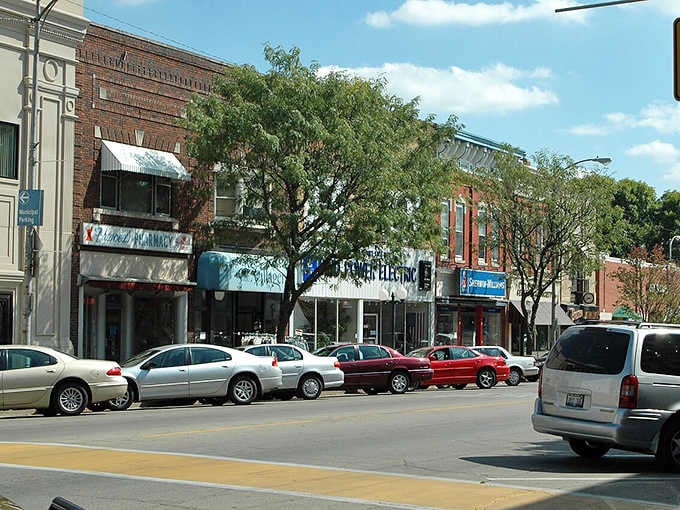 Tree-lined streets where the biggest traffic jam involves waiting for someone to parallel park, and nobody's honking about it either.