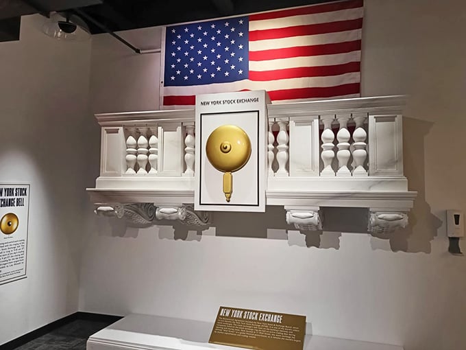 Ring that bell and feel the weight of Wall Street history, minus the actual financial stress and ulcers.