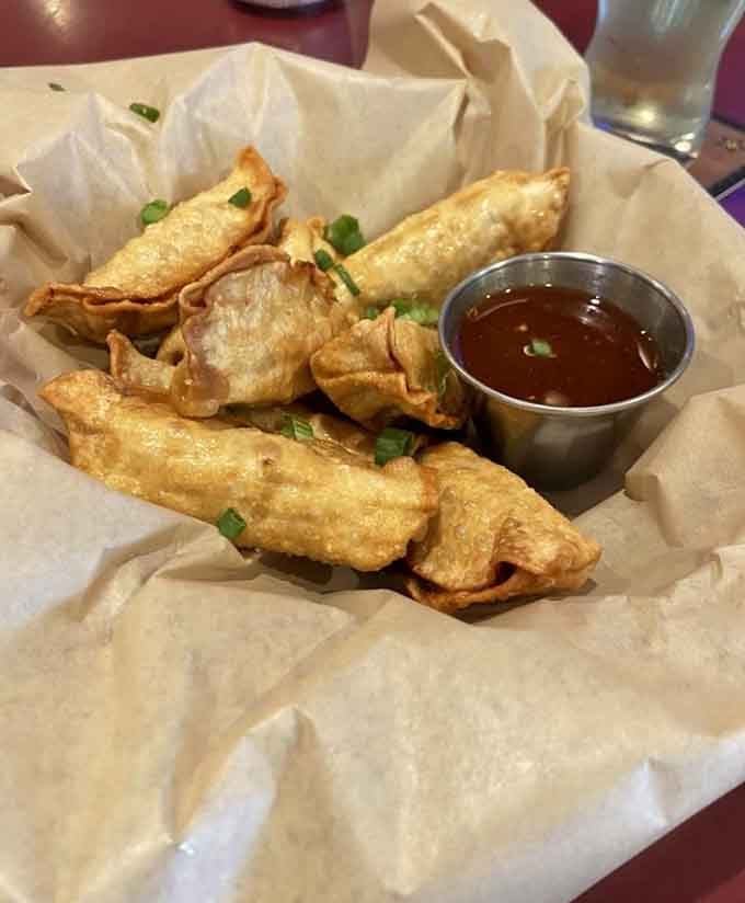 Crispy pockets of joy that prove dumplings are humanity's greatest gift to hungry people everywhere.