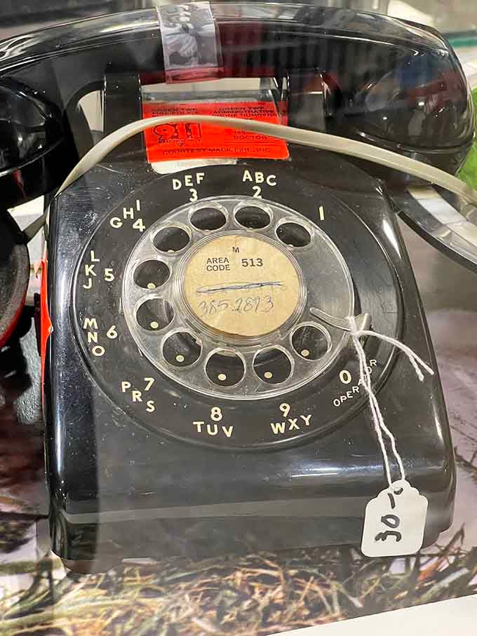 This rotary phone is a time machine you can actually afford, complete with that satisfying dial sound kids will never understand.