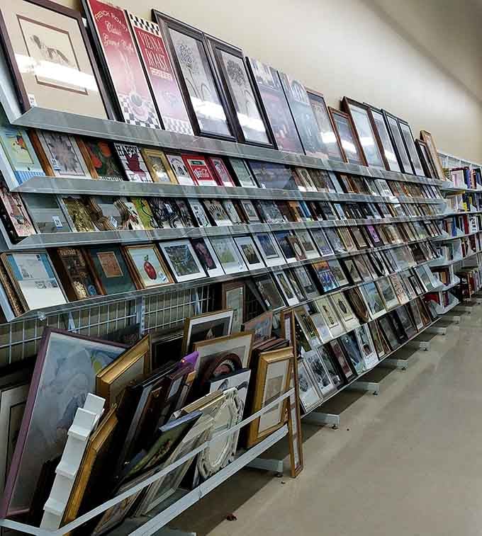 Picture frames waiting to showcase your memories, because even your photos deserve a stylish second-hand home.