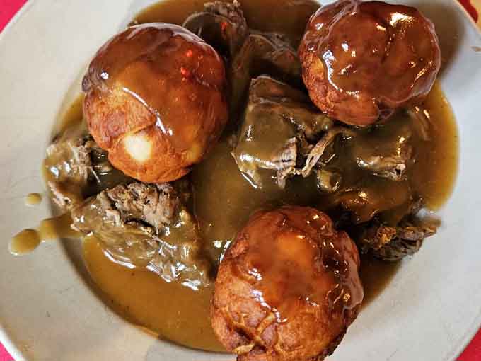 Old-school comfort in a bowl, this German-inspired dish proves Schultz's knows its way around more than just seafood.