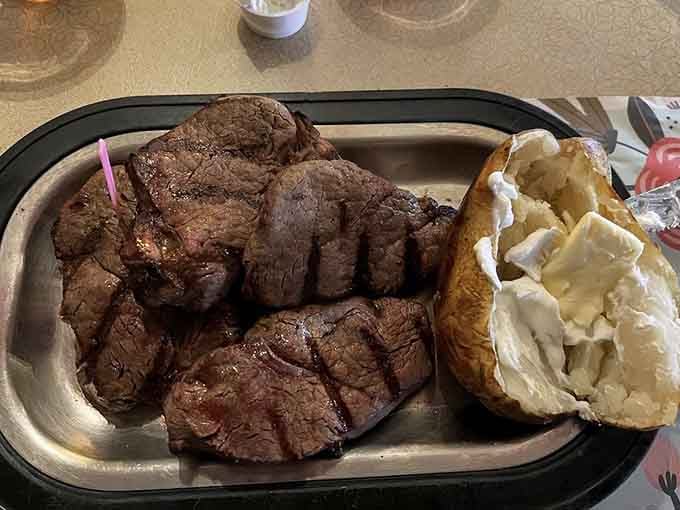 Sirloin tips that deliver all the flavor without requiring you to loosen your belt quite as dramatically as other options.