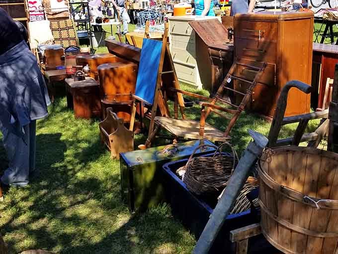 Wooden furniture with stories to tell, each scratch and weathered edge adding character money simply can't buy new.