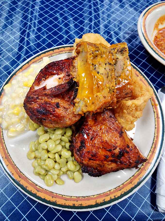 Grilled chicken with sides that prove sometimes the simple classics done right beat fancy fusion food every single time.