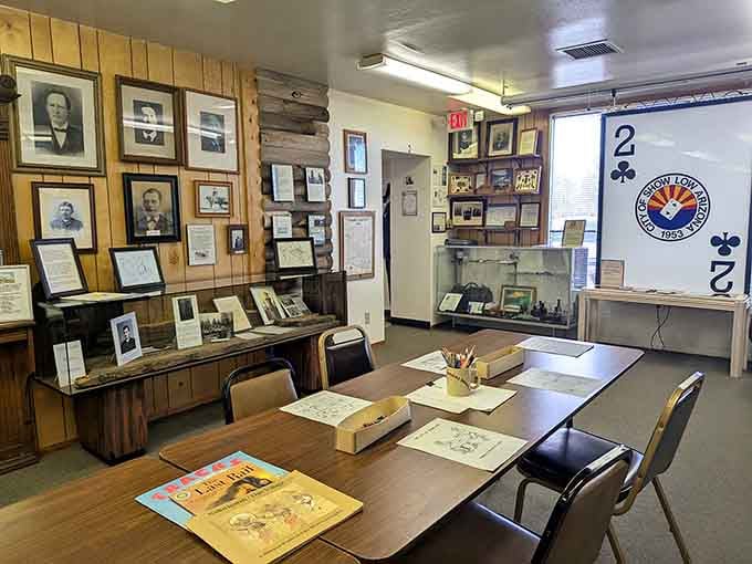 The Historical Society Museum preserves that legendary card game story and proves truth really is stranger than fiction sometimes.