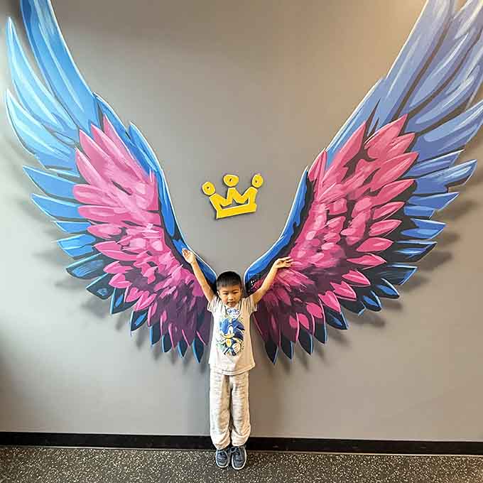 Strike a pose with these Instagram-worthy wings and pretend you're an angel who chose fun over harp practice.