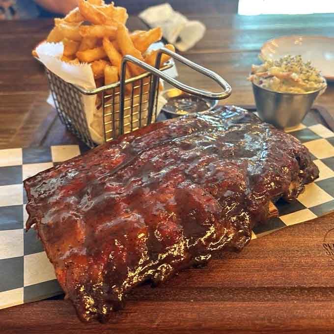 Ribs so tender they're practically waving goodbye to the bone before you even pick them up.