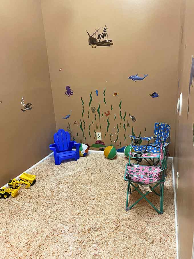 Even the kids get their own salt room, decorated with ocean themes and toys for pint-sized wellness warriors.