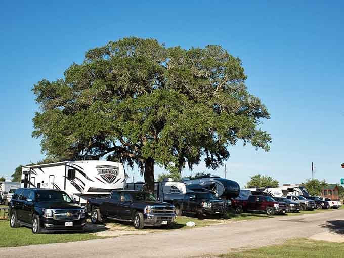 RV sites so spacious you could host a block party without actually blocking anything or annoying neighbors.