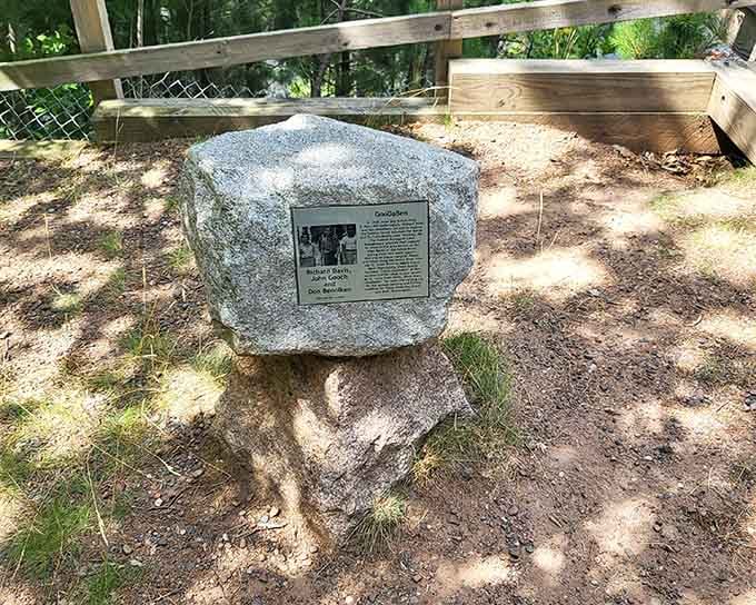 Even the memorial stones here tell stories worth pausing your hike to read and appreciate.