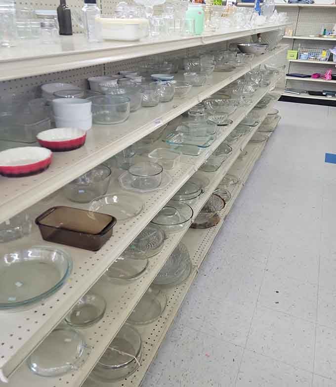 Glassware galore, from everyday dishes to those fancy pieces you've been hunting for years.