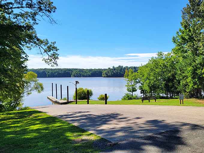 That boat dock isn't just functional, it's your personal gateway to lake adventures and serious relaxation time.