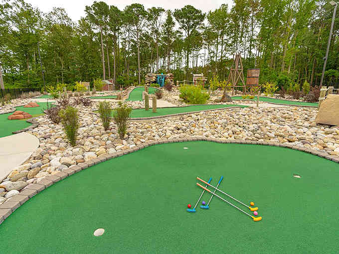 Mini golf courses where family competition gets hilariously intense over a two-inch putt and bragging rights until next year.
