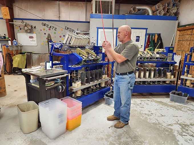 Learning the fiber production process from passionate experts beats any documentary you've ever watched about textiles, guaranteed.