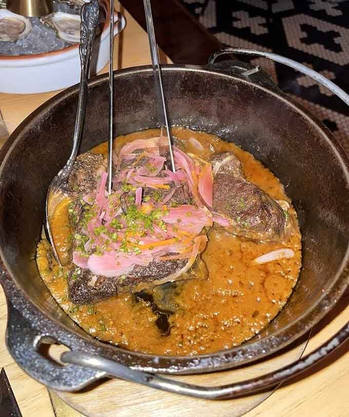 Wagyu pot roast so tender it practically melts before your fork even touches it, pure comfort perfection.