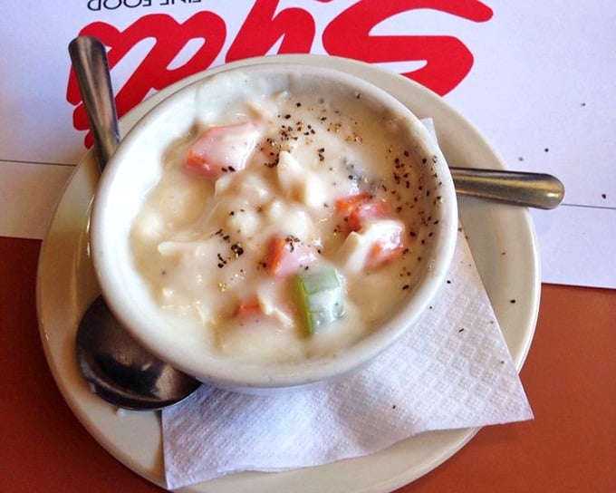 Creamy, comforting soup studded with vegetables that'll warm you from the inside out on those brutal Indiana winter days.