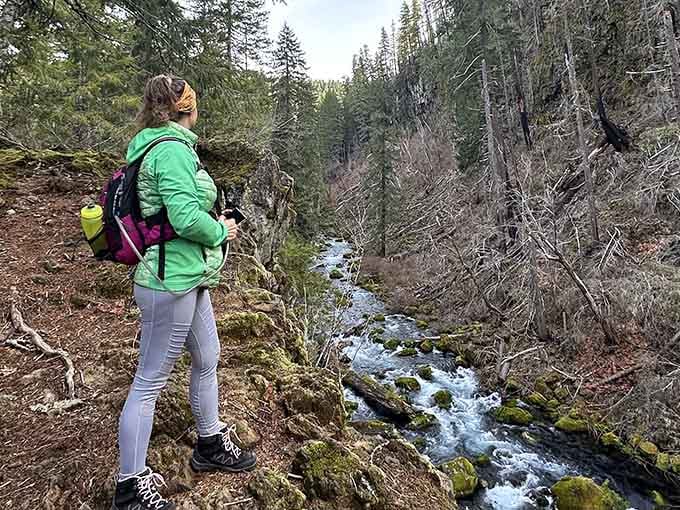 Sometimes the journey really is as beautiful as the destination, especially with views like this.