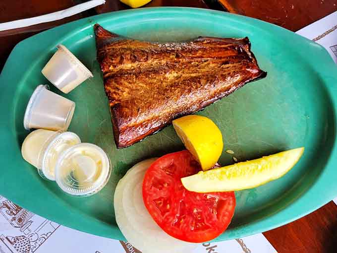 Perfectly smoked salmon with lemon and butter proves simplicity beats fancy plating every single time.