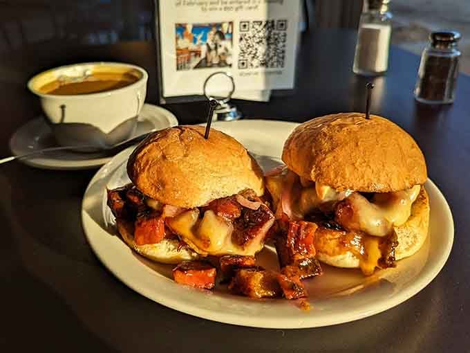 These BBQ brisket sliders pack serious punch, delivering smoky goodness in perfectly portioned bites of heaven.