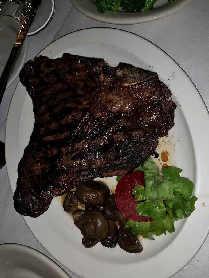 That porterhouse could feed two or challenge one very ambitious diner&mdash;we don't judge portion enthusiasm here.