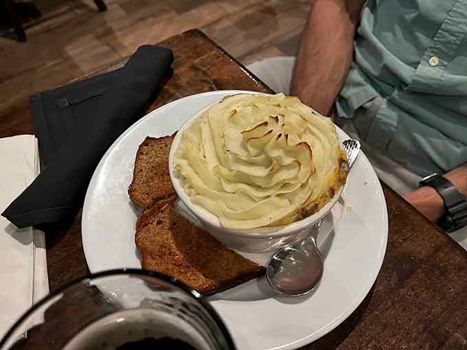 Shepherd's pie with that perfectly browned mashed potato top is comfort food at its absolute finest and most satisfying.