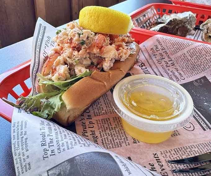 That famous crab sandwich overflowing with sweet meat, making every other sandwich you've eaten feel inadequate forever.