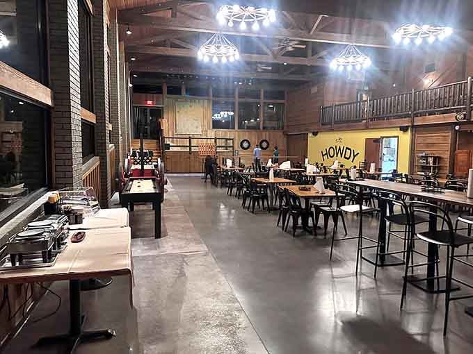 This isn't your average hotel dining space; it's where strangers become friends over shared meals and stories.