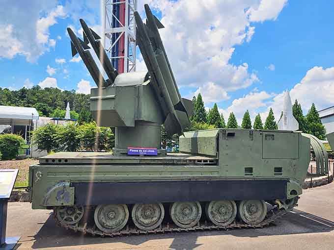 Even the military hardware here looks ready to defend humanity's right to explore the cosmos in style and comfort.