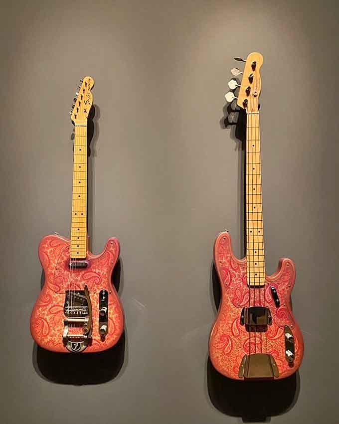 These aren't your garage band's guitars&mdash;they're ornately decorated instruments that belong in a museum, which is convenient.