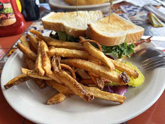 A classic sandwich with fries that proves sometimes the traditional approach is still the best approach available.