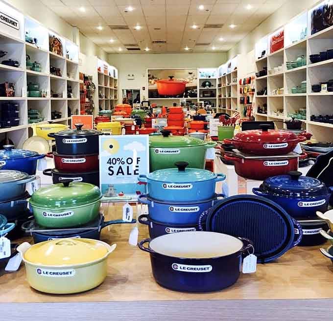 Le Creuset cookware creates a colorful landscape that'll make your kitchen jealous and your wallet nervous about the possibilities ahead.