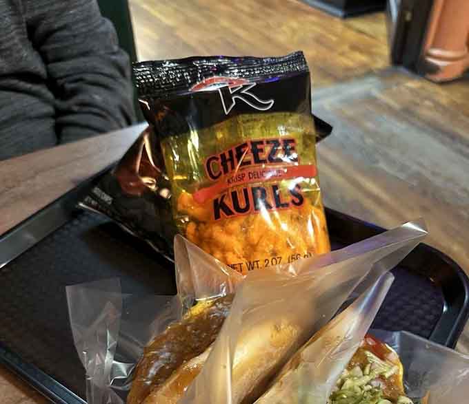 Because sometimes your hot dog needs a crunchy, cheesy sidekick to complete the perfect meal experience.