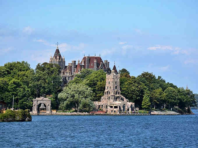 Boldt Castle rises from the St. Lawrence River like a fairy tale, offering day-trip magic just minutes from affordable Ogdensburg living.