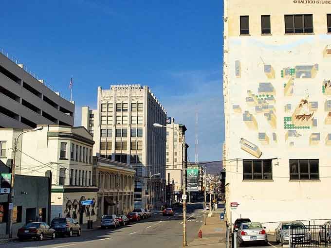 Downtown Scranton blends historic charm with modern buildings, creating an affordable city where your retirement dollars stretch further than expected.