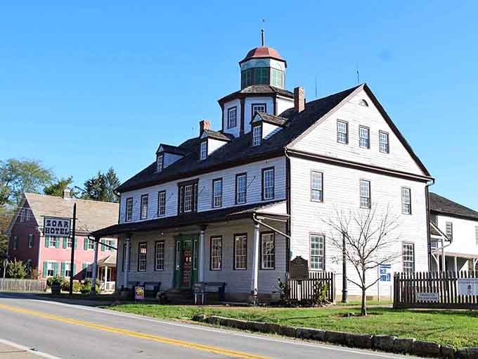 This historic building with its distinctive cupola has witnessed more town gossip than any coffee shop ever could hope to.