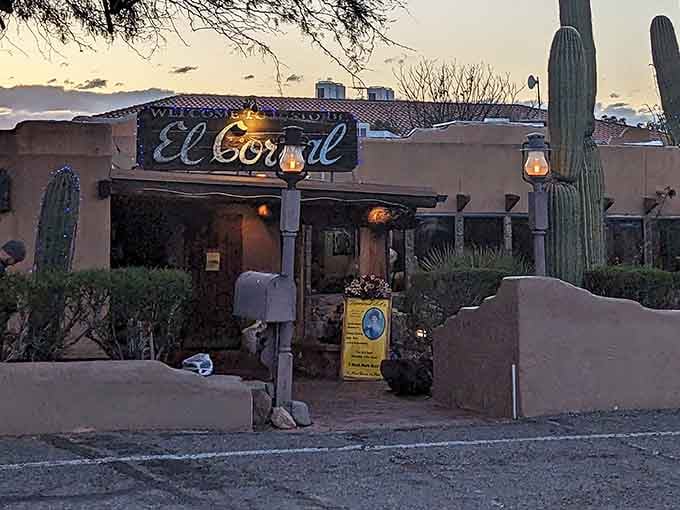 Adobe walls and glowing lanterns create the perfect setting for steaks that have been perfected over generations of desert dining.
