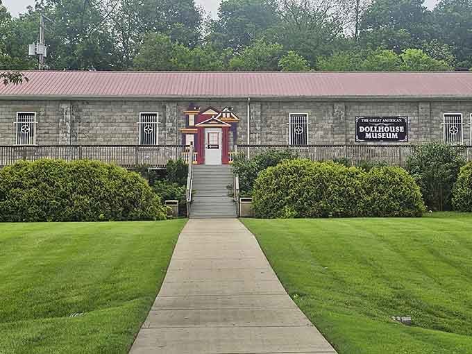 Behind these modest walls lies America's most impressive collection of dollhouses, each telling its own story.