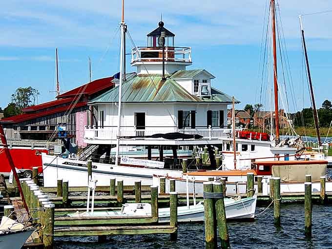 The wooden walkway leading to this elevated beauty feels like a bridge to simpler, more romantic times gone.