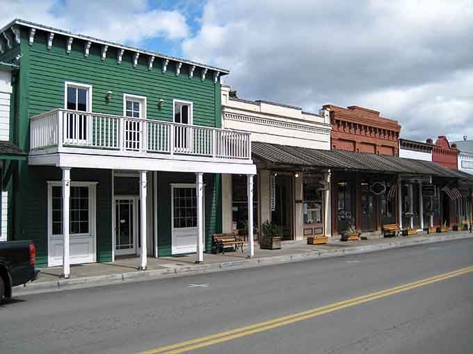 Colorful facades and Old West architecture make every stroll down this historic street feel like time travel without the DeLorean.