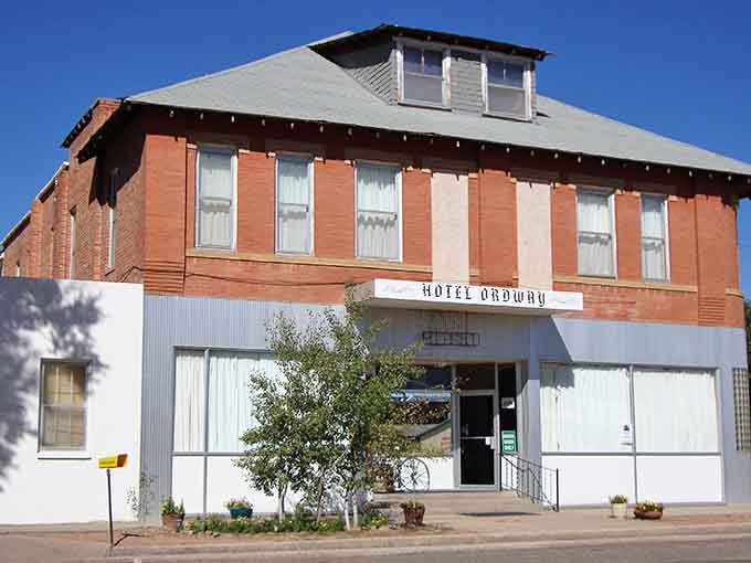 The Hotel Ordway's vintage charm speaks to an era when every small town had a grand place to stay.