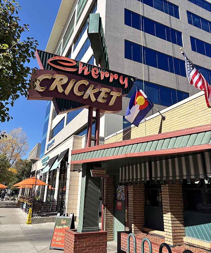 Retro charm radiates from this classic diner exterior where comfort food and old-fashioned hospitality never go out of style.