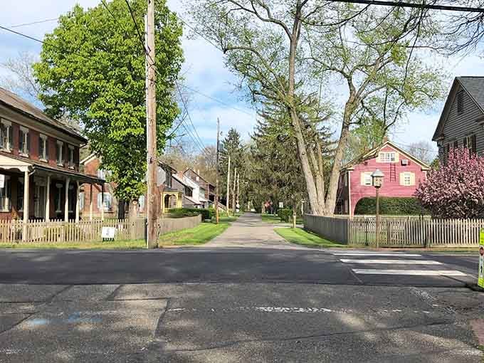 White picket fences and blooming trees line streets so peaceful, even your blood pressure drops just looking at them.