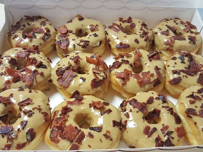 Maple bacon donuts are what happens when breakfast meats and desserts finally admit they belong together forever.