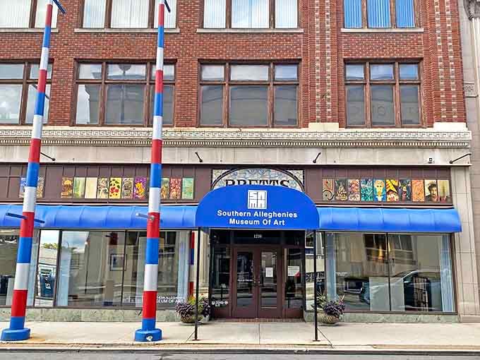 The Southern Alleghenies Museum of Art brings culture to downtown without the pretentious attitude or parking nightmares.