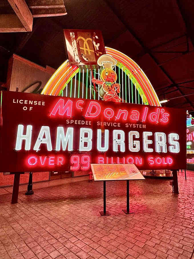 The original McDonald's Speedee sign, before Ronald took over, represents fast food's innocent and optimistic early days.