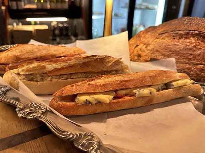 Fresh baguette sandwiches that make your sad desk lunch look like a cry for help.