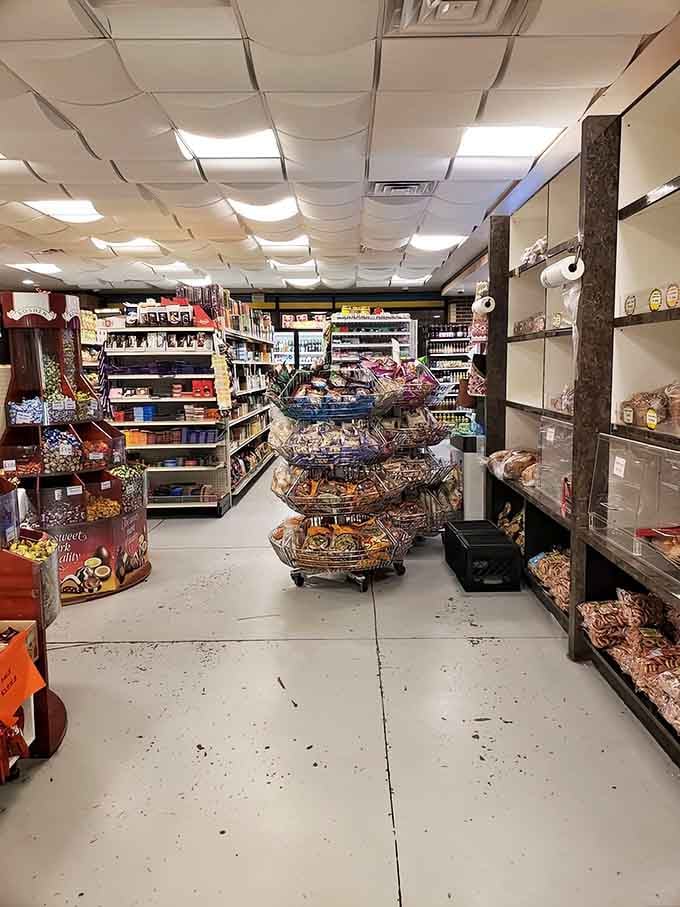 Aisles packed with imported goods make this feel like a mini European vacation without the jet lag.