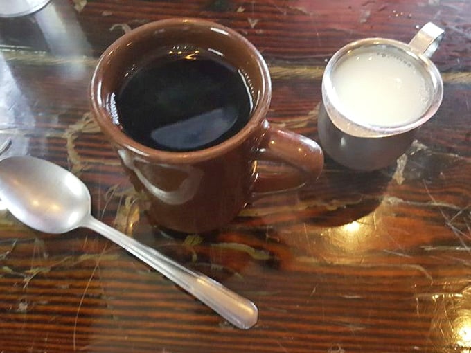 Sometimes the simple pleasure of good coffee with real cream beats any fancy latte art nonsense.