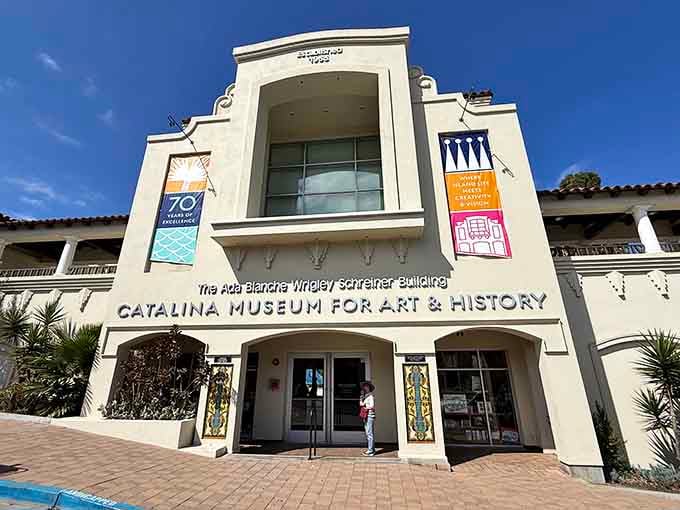 The Catalina Museum for Art & History houses island stories in a building that's practically a work of art itself.